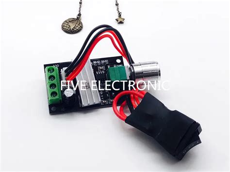PWM DC Motor Governor Controller V V V A Speed Switch Module With Positive And Negative