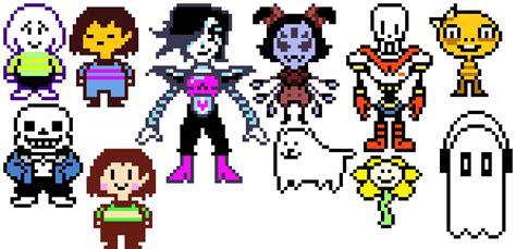 Undertale Characters Pixel Art Maker Images