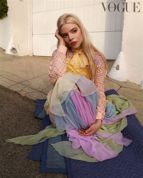 Anya Taylor Joy Photoshoot For Vogue Uk April 2021 • Celebmafia