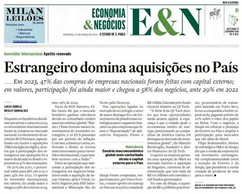 Semana Passada Nosso Sócio Fábio Jamra Participou De Uma Entrevista Com O EstadÃo Sobre O