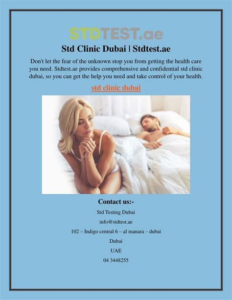 Ppt Std Clinic Dubai Stdtestae Powerpoint Presentation Free