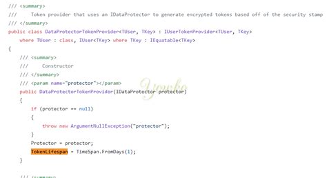 改 Aspnet Identity 2 的 Token 時效 Yowkos Notes