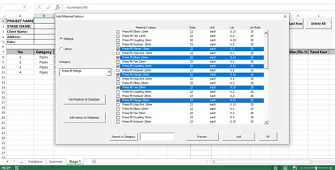Project Estimation Excel Template