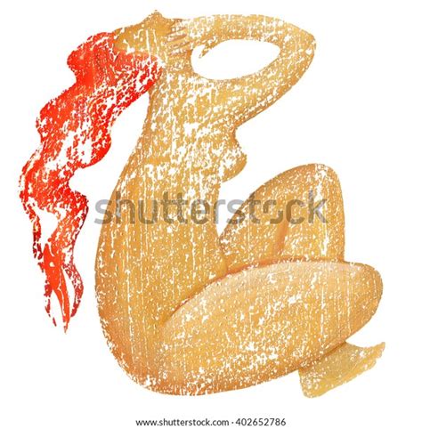 Nude Texture Woman Twist Pose On Shutterstock