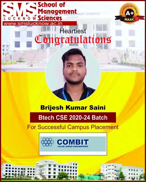 Brijesh Kumar Saini On Linkedin Campusplacement Techcareer Dreamscometrue