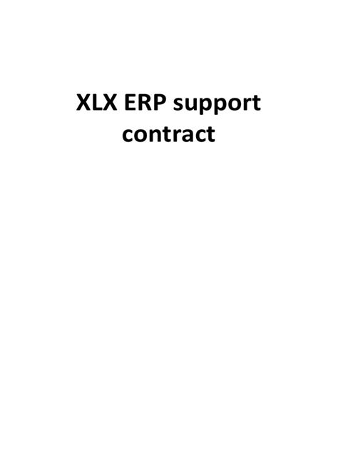 Draft Sla Contract Pdf Server Computing Backup