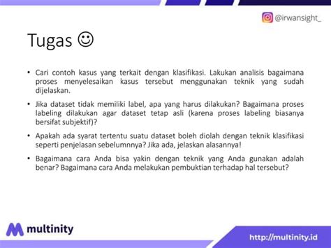 Data Mining 4 Konsep Dasar Klasifikasi Pptx