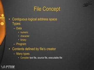 Ch10 File System Interface PPT