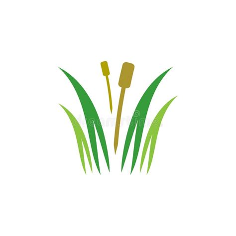Grass Logo Template Icon Stock Illustration Illustration Of Meadow 350502960
