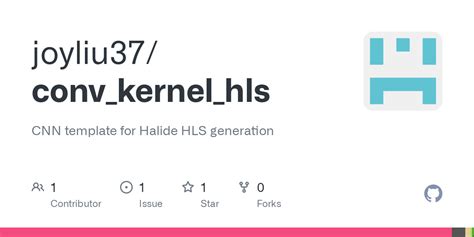 github joyliu37 conv kernel hls cnn template for halide hls generation