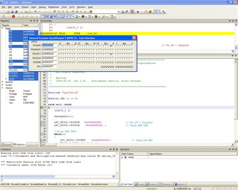 How To Interface LED To LPC Microcontroller ARM Cortex