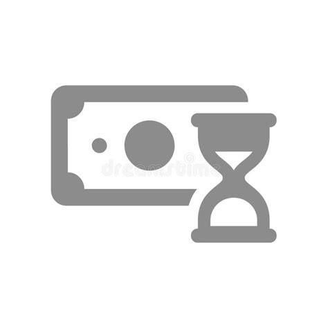 Money Transfer Processing Vector Icon Stock Vector Illustration Of