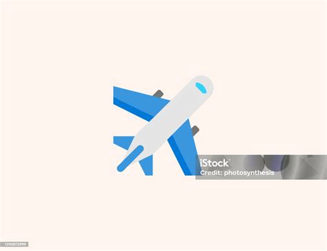 비행기 벡터 아이콘입니다 격리 된 여객기 상단 보기 플랫 컬러 기호 벡터 비행기에 대한 스톡 벡터 아트 및 기타 이미지