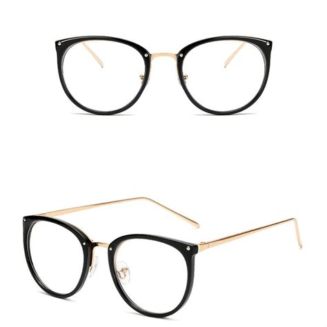 Optical Glasses Frame Women Men Vintage Round Retr Grandado