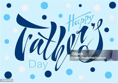 아름 다운 손으로 인사말 카드 축 하 선물 포장 스티커에 대 한 질감 배경 텍스트 해피 아버지의 날 개체와 벡터 일러스트 레이 션 가족에 대한 스톡 벡터 아트 및 기타