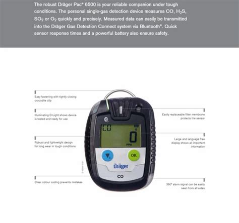 Drager Pac Portable Gas Detector At Rs Draeger Gas Leak Detector In Dindori ID