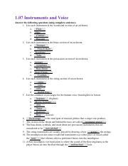 1 07 Instruments And Voice Pdf 1 07 Instruments And Voice Answer The Following Questions Using