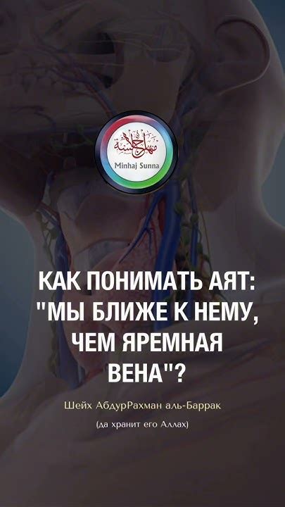 Как понимать аят Мы ближе к Нему чем яремная вена Шейх АбдурРахман аль Баррак Shorts Youtube