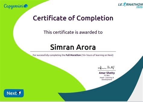 Simran Arora On Linkedin Lifeatcapgemini