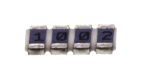 Pra100i4 10kbwnt Vishay Pra100 10kΩ ±0 1 Isolated Resistor Array 4 Resistors 0603 Convex Rs