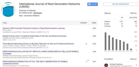 Joseph Jonse On Linkedin Call For Papers International Journal Of