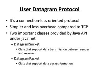 Chapter 3 User Datagram Protocol UDP PDF Computer Networking Computing