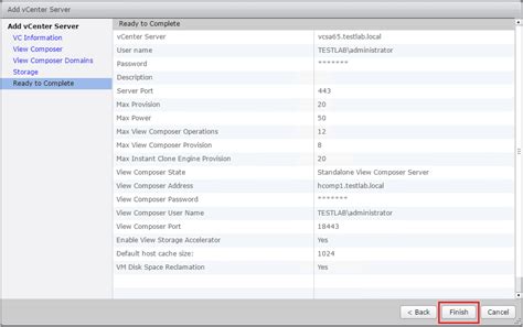 Setup Vmware Horizon View Connection Server Vcenter Connection Virtualization Howto