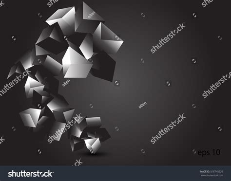 Gray Abstract Vector Background Design Stock Vector Royalty Free