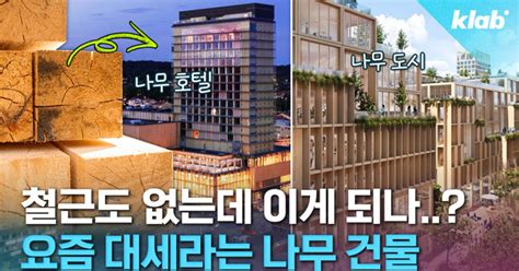 크랩 이젠 세계 최초로 목조 도시까지 만든다고 트렌드가 된 목조 건물 근황