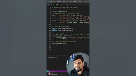 Merge Two Dataframes In Pandas Python Merge Joins Python Ytshorts Youtubeshorts Youtube