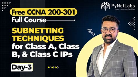 CCNA Course Day Class A Class B Class C Subnetting Free CCNA Full Course In