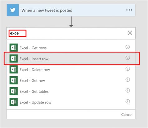import twitter data to excel and power bi using microsoft flow or zapier