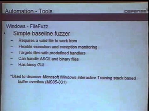 Black Hat Talk The Art Of File Format Fuzzing From Black Hat Class Central