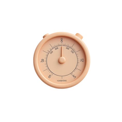Stylish Peach Analog Timer For Home Decor And Kitchen 56421192 Png
