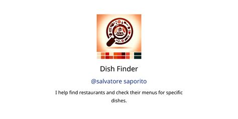 Dish Finder GPTs Features And Functions Examples And Prompts GPT Store