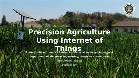 Pdf Precision Agriculture Using Internet Of Things