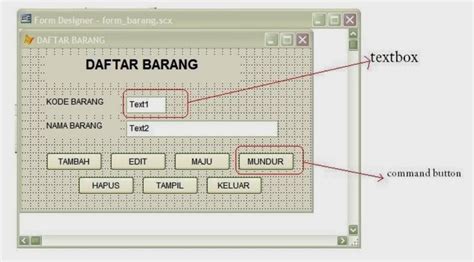 Coding Untuk Button Button Pada Visual Foxpro 9 ~ Aneka Tutorial Pemrograman