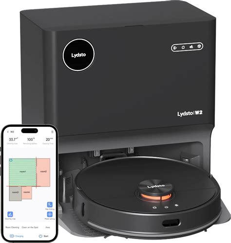 Amazon.com - Lydsto W2 Robot Vacuum and Mop Combo with Auto Mop ...
