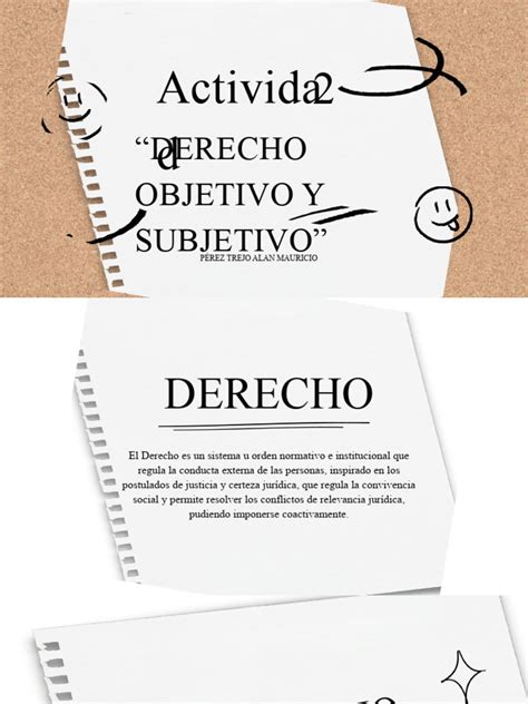 Derecho Objetivo Y Subjetivo Explicado Pdf Gobierno Principios éticos
