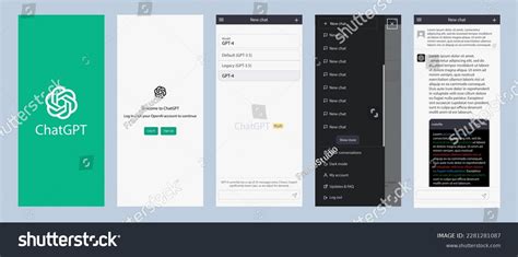 Chat Gpt Screen Bot Artificial Intelligence Stock Vector Royalty Free