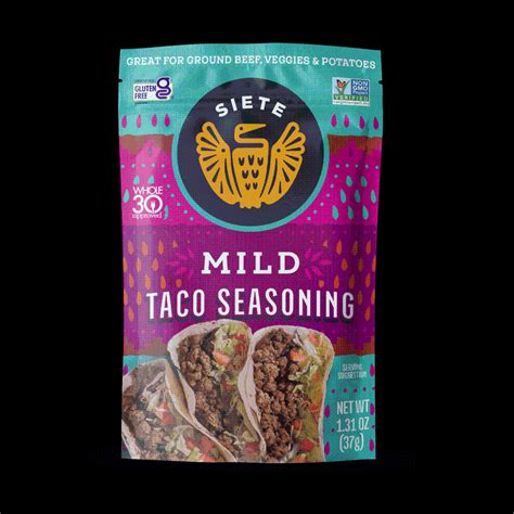 Siete Certified Gluten Free® Mild Taco Seasoning 131 Oz Kroger