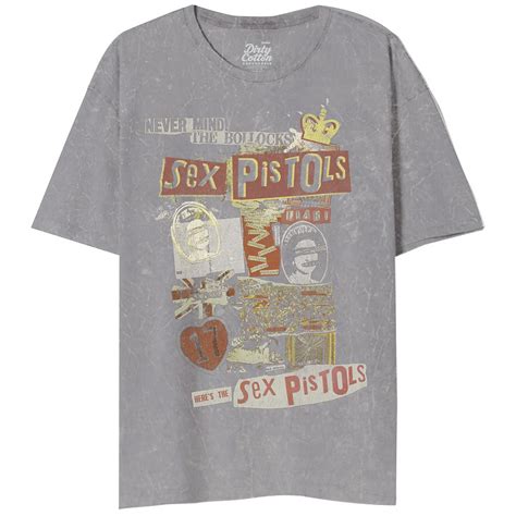 Sex Pistols セックスピストルズ Collaged Silver タイダイ Tシャツ メンズ 【公式