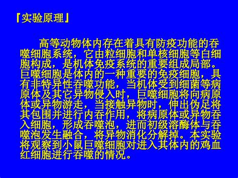 实验十一小鼠腹腔巨噬细胞吞噬活动的观察『目的要求』1 Word文档在线阅读与下载 无忧文档