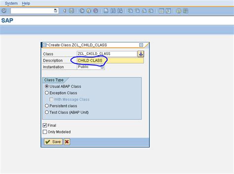 Sap Tech Global Class Inheritance