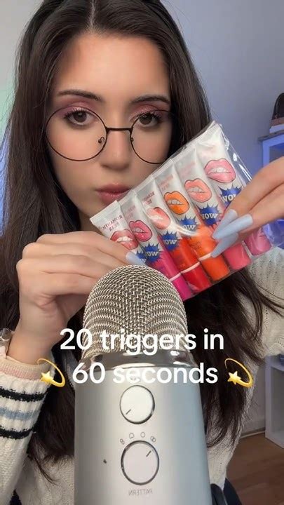 20 Triggers In 60 Seconds 💫 Asmr Shortvideo Shorts Youtube
