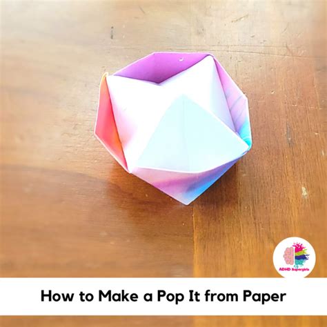 How To Make A Origami Fidget At Home