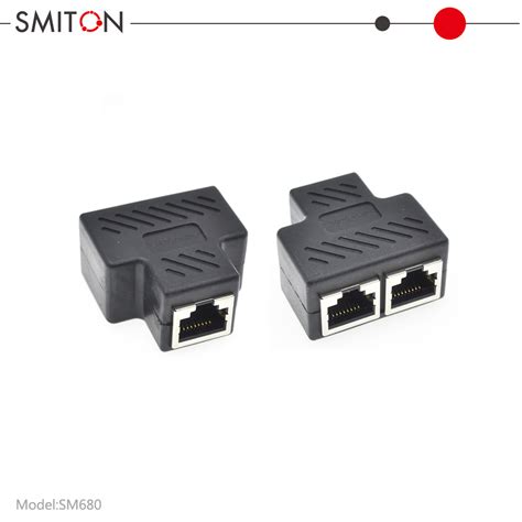 Shielded Female To Female 8p8c Extender Network Ethernet RJ45 CAT6 Coupler Splitter Adapter