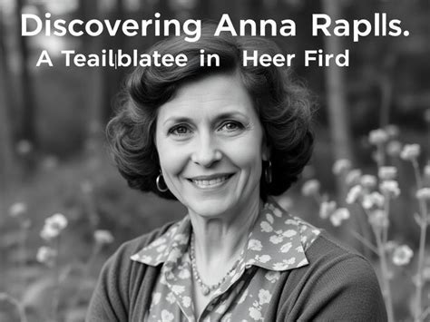 Discovering Anna Ralphs A Trailblazer In Her Field Socialmediagirlsforum