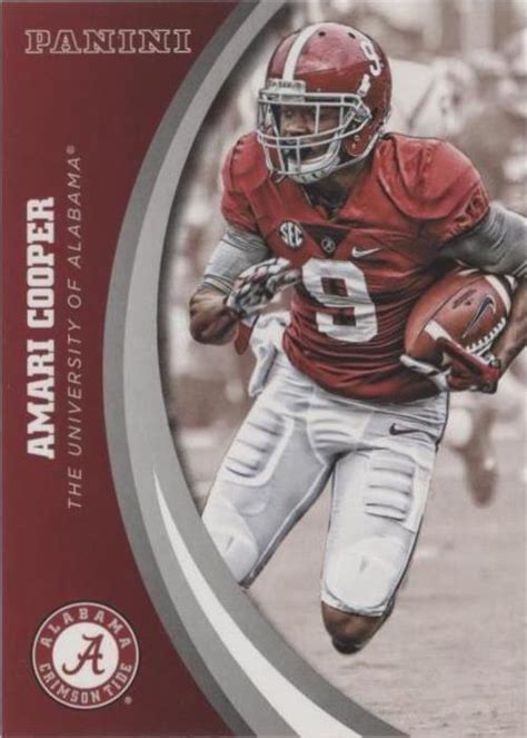 2015 Panini Alabama Crimson Tide Amari Cooper 63 Rc For Sale