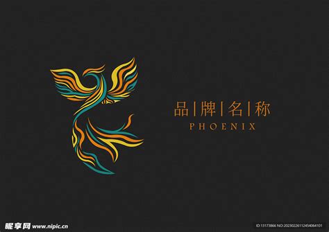 凤凰logo设计图 企业logo标志 标志图标 设计图库 昵图网